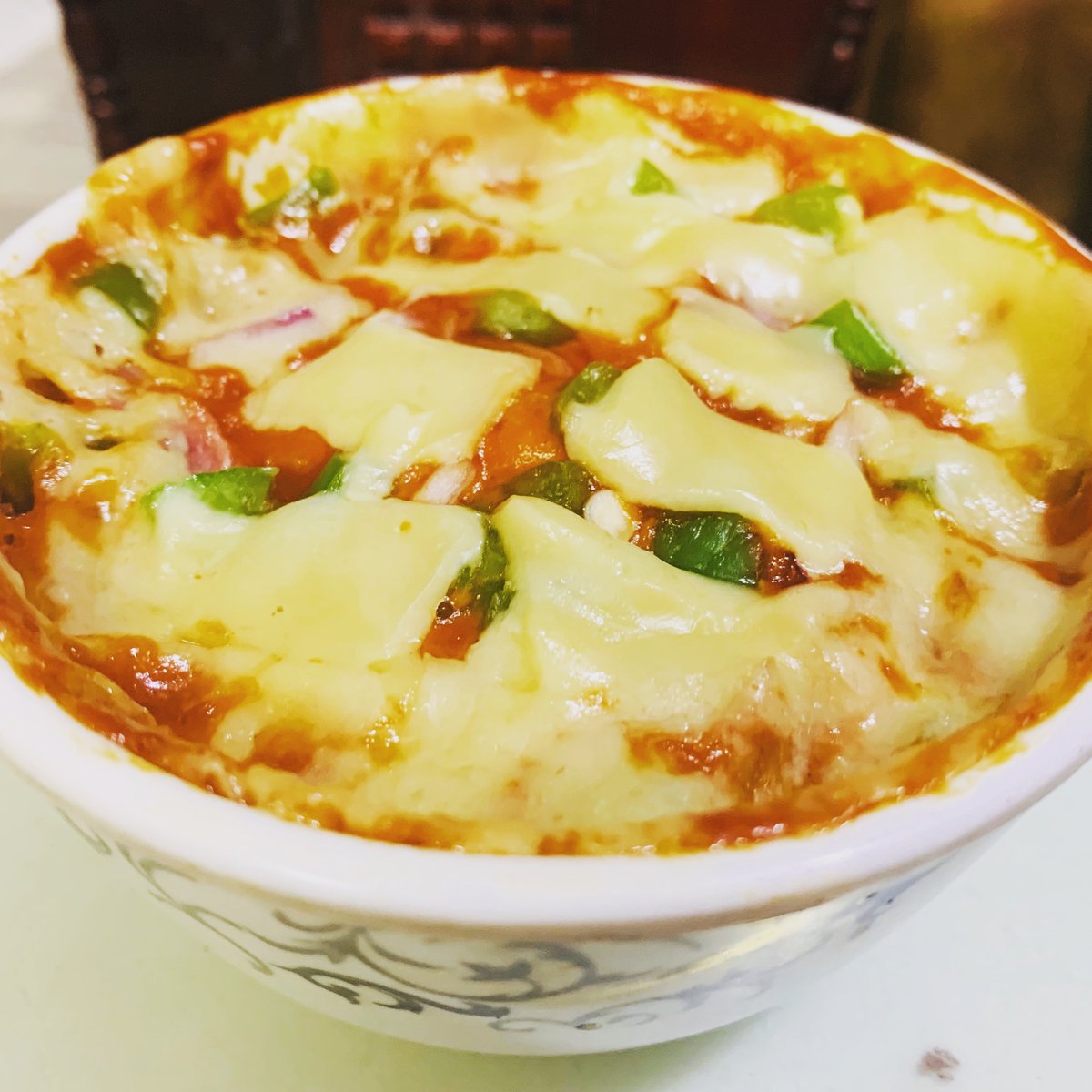 Mug pizza | Recipe | Kitchen Stories