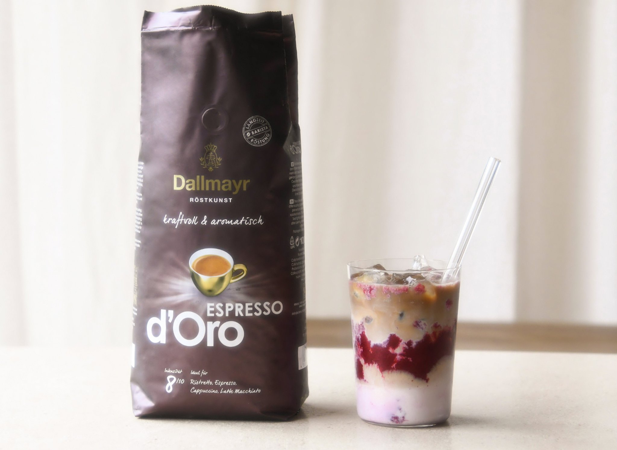 Iced Cherry Latte | Recipe | Kitchen Stories