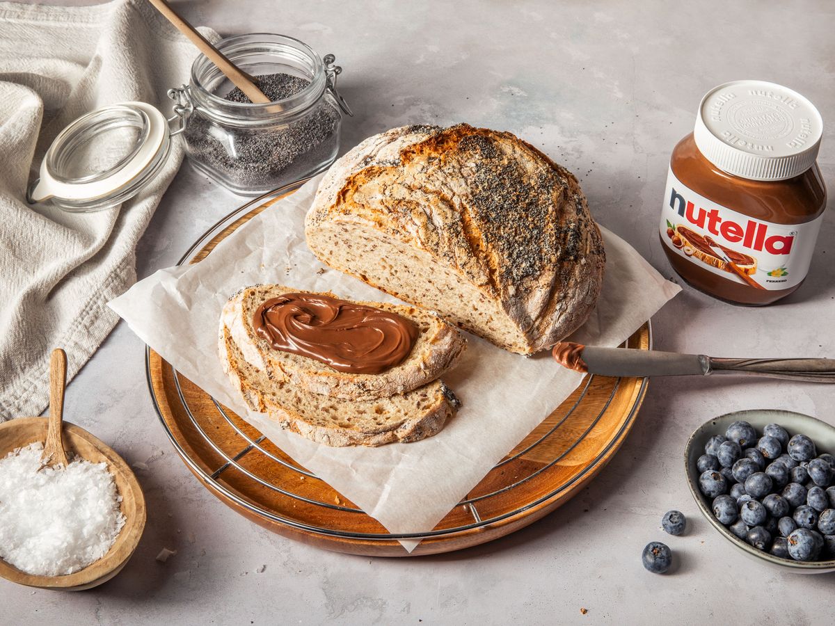 Salzkrustenbrot mit nutella® | Rezept | Kitchen Stories