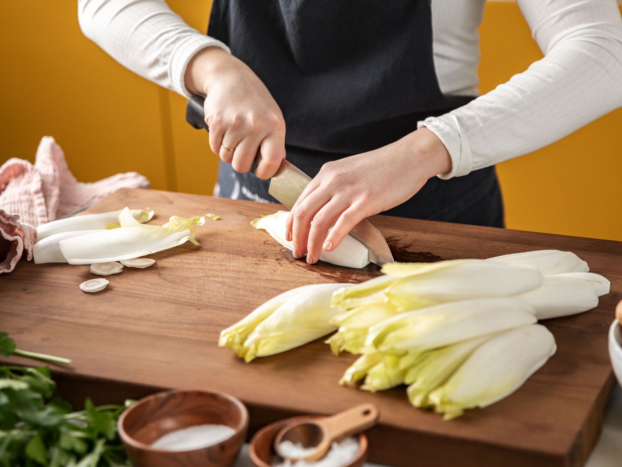 Roasted endive and potatoes with gribiche | Recipe | Kitchen Stories