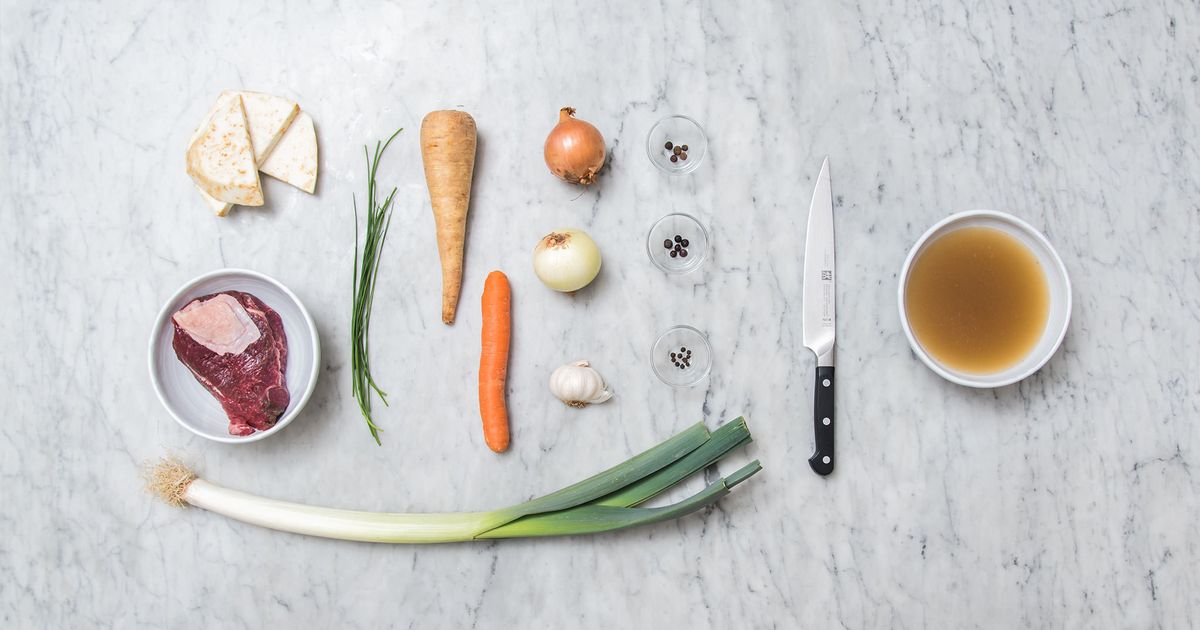 Homemade beef stock | Recipe | Kitchen Stories