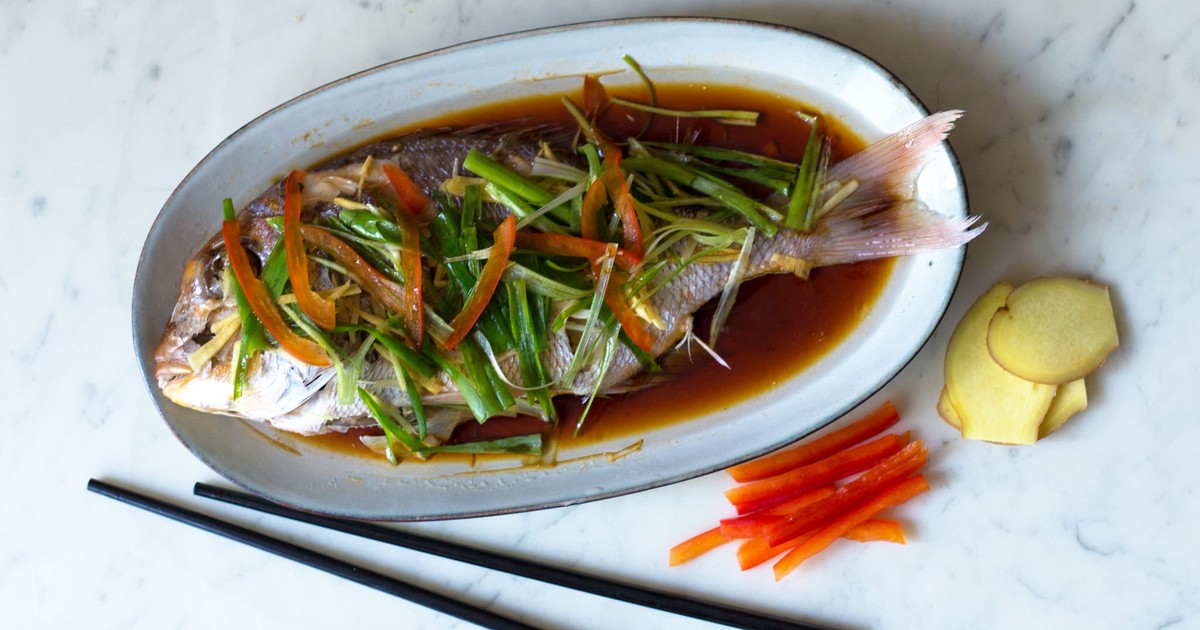 Gedämpfte rote Dorade | Rezept | Kitchen Stories