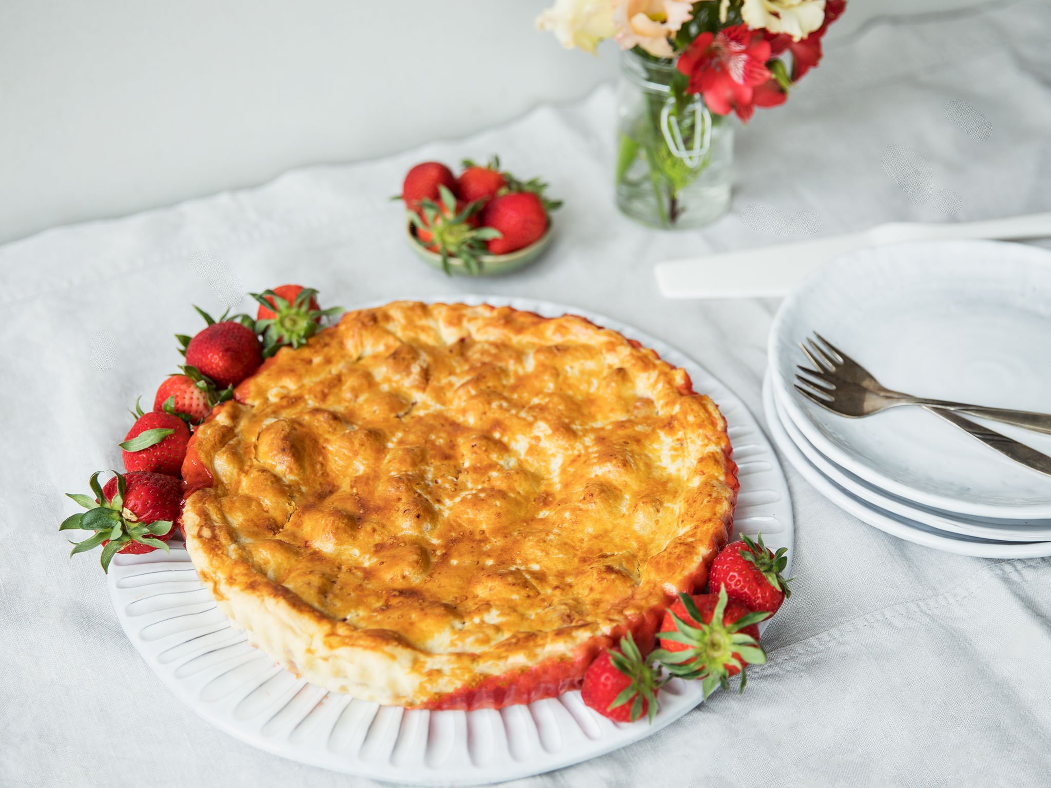 Strawberry pie | Recipe | Kitchen Stories