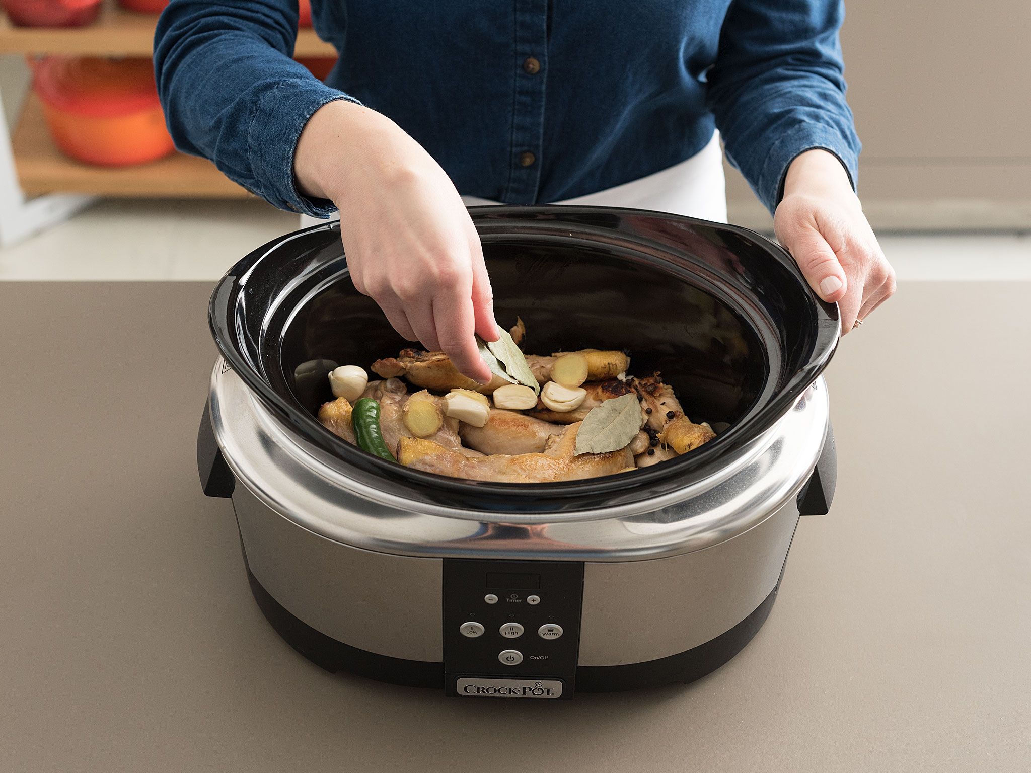 Slow-cooker Filipino chicken adobo | Recipe | Kitchen Stories