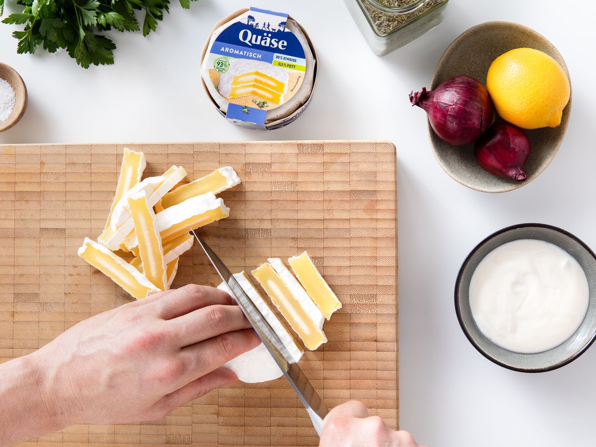 Herzhafter Ofenpancake mit Ei, Schinken & Quäse | Rezept | Kitchen Stories