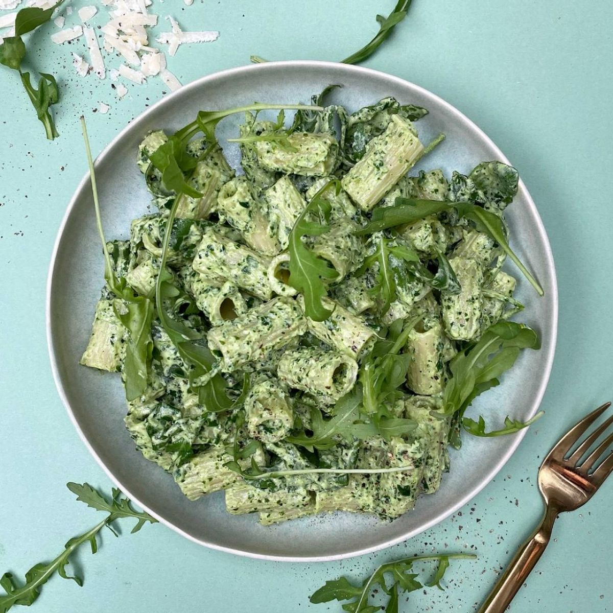 Pasta with arugula and ricotta "pesto" | Recipe | Kitchen Stories