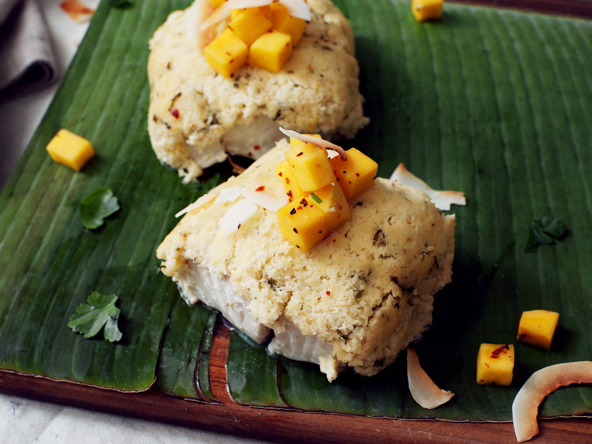 Coconut-crusted cod | Recipe | Kitchen Stories