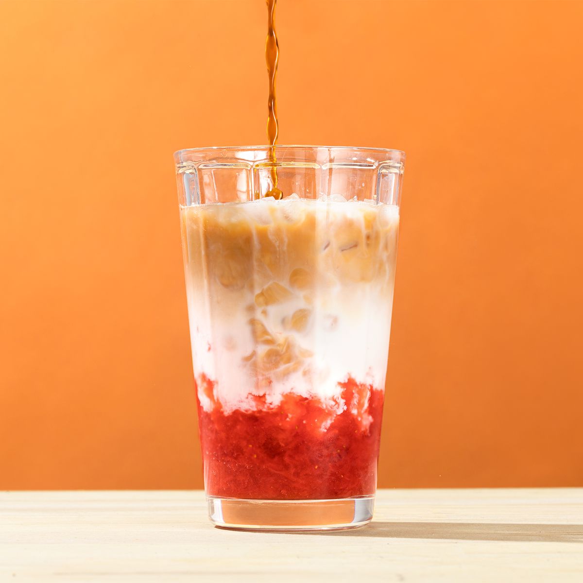 Iced Strawberry Latte | Recipe | Kitchen Stories