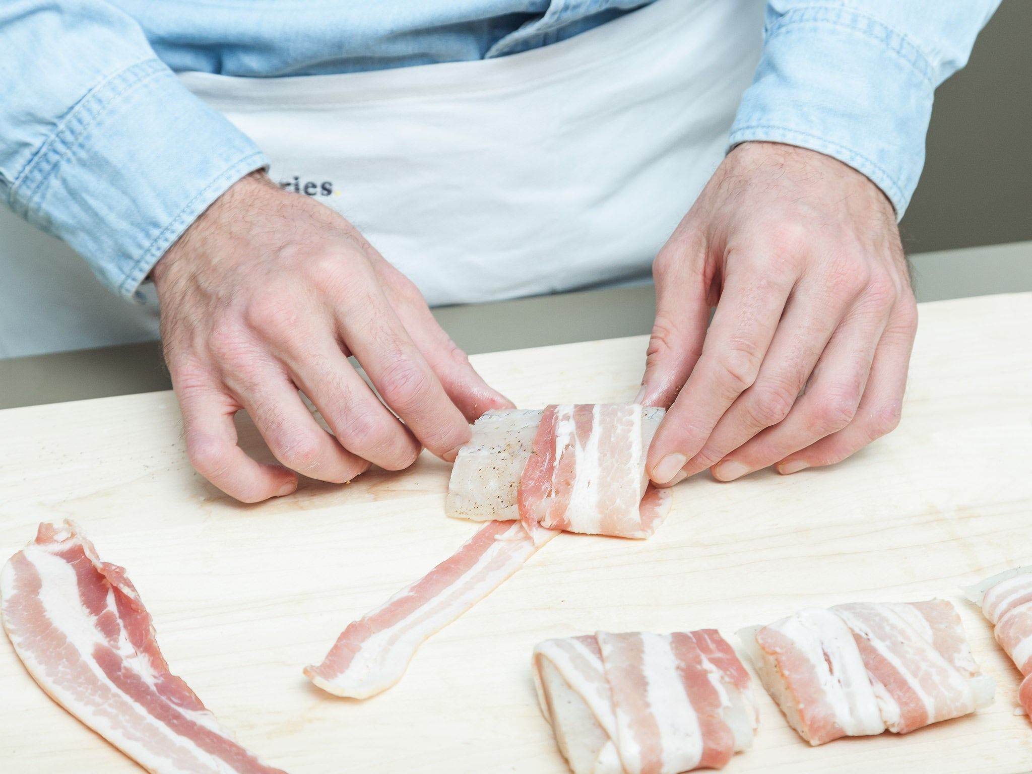 Bacon-wrapped pike perch with cucumber-potato salad | Recipe | Kitchen ...