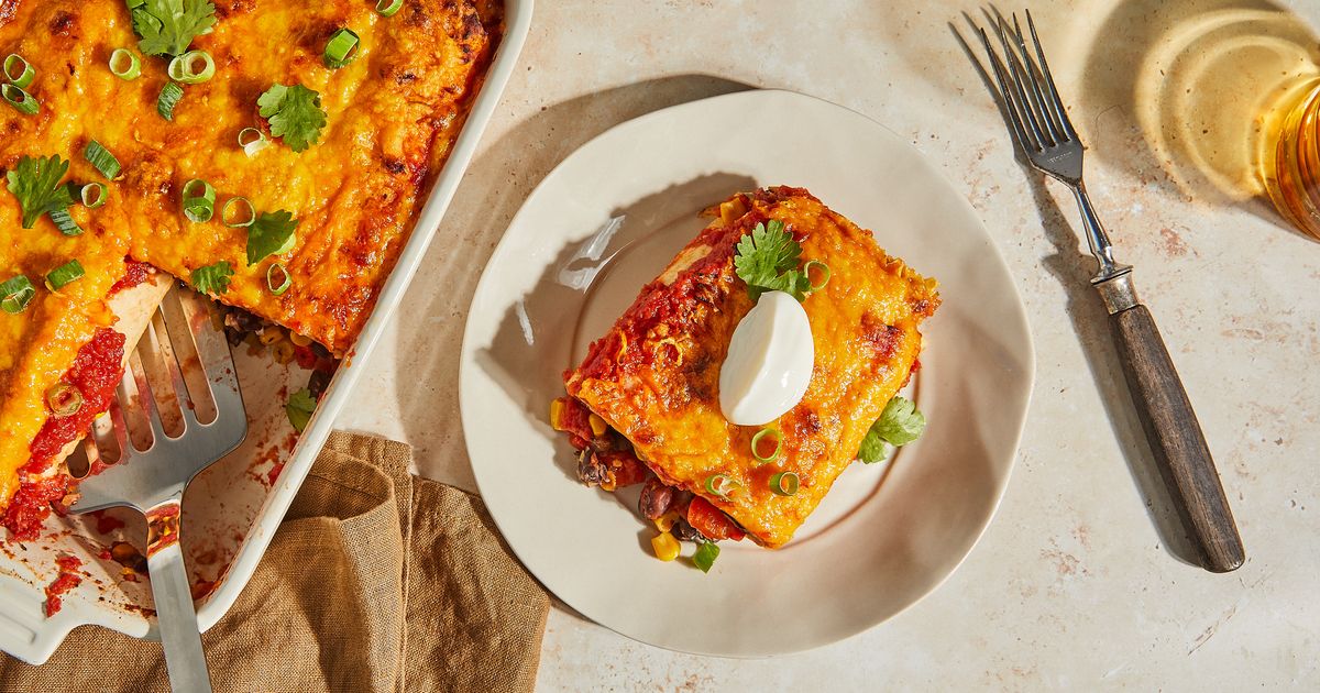 Vegetarische Enchiladas | Rezept | Kitchen Stories