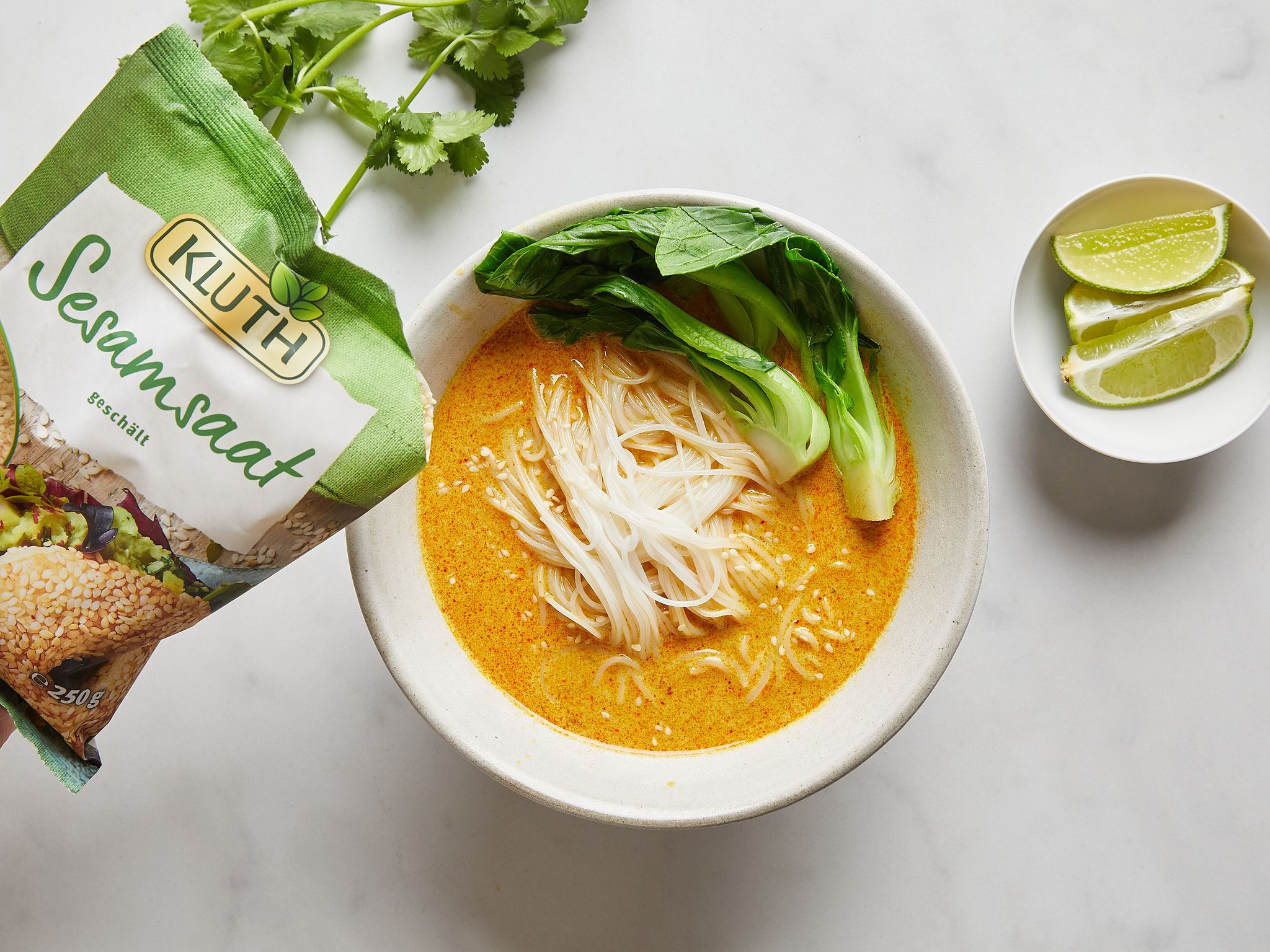 Creamy coconut rice noodles | Recipe | Kitchen Stories