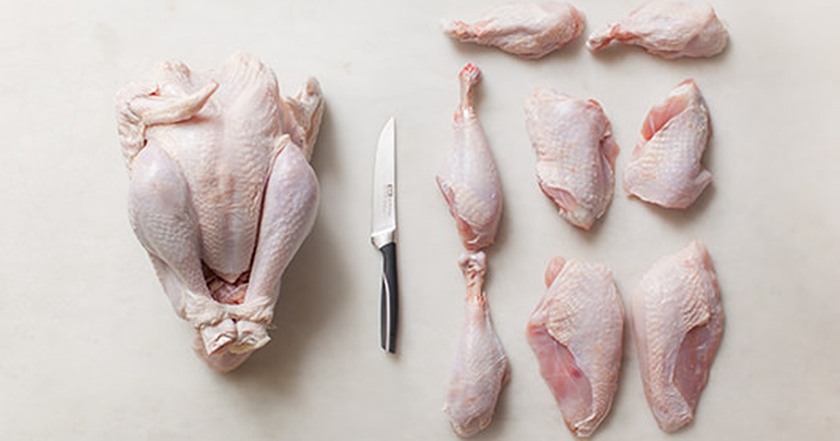 How to cut up a whole chicken | Recipe | Kitchen Stories