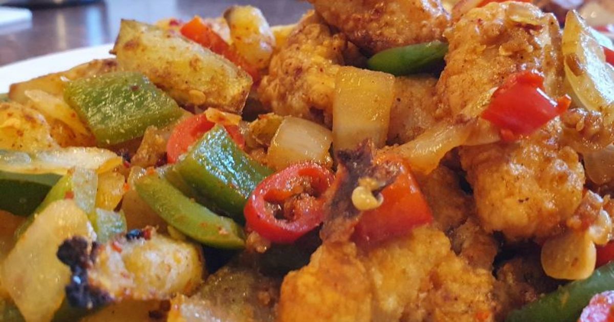 Salt & Chilli Chicken & Chips | Recipe | Kitchen Stories