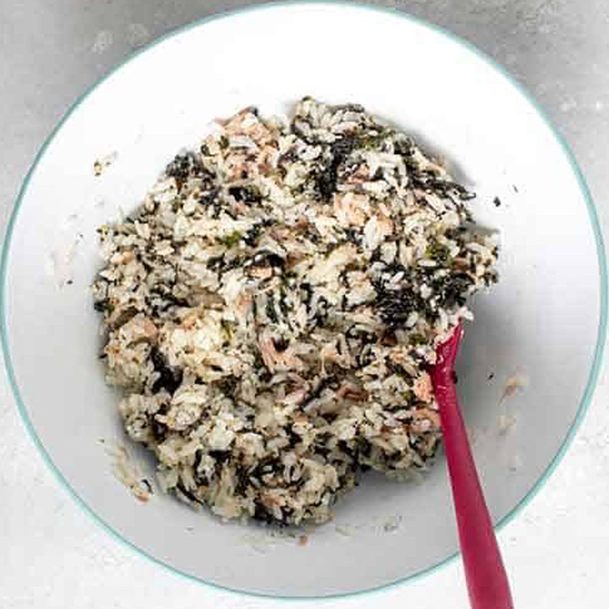 Low-Cal Mentai Rice Ball | Recipe | Kitchen Stories