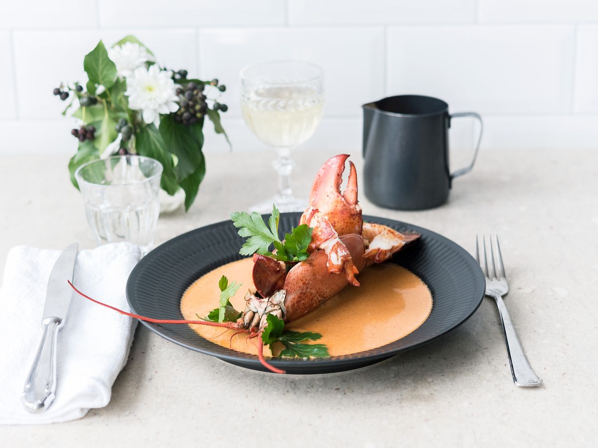 Hummer in Bisque-Soße | Rezept | Kitchen Stories