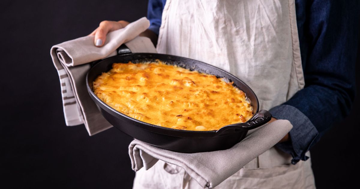 5-ingredient baked fusilli and cheese with ham | Recipe | Kitchen Stories
