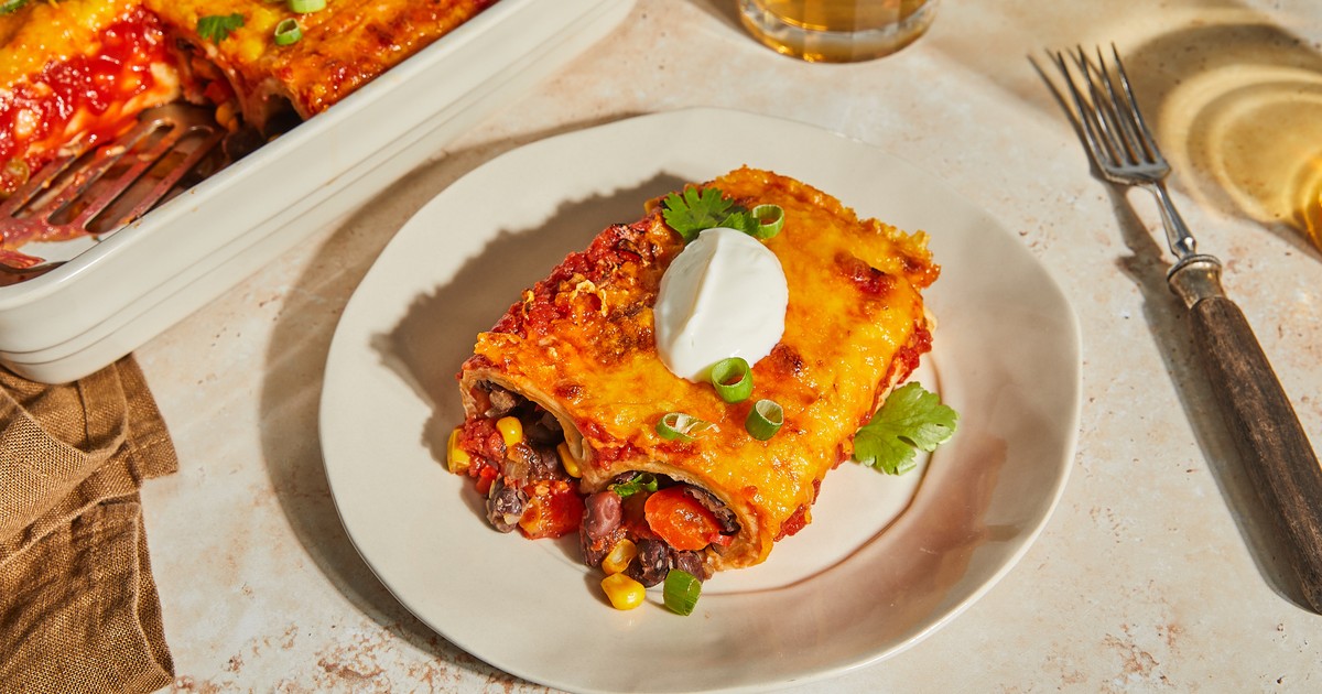 Vegetarische Enchiladas | Rezept | Kitchen Stories