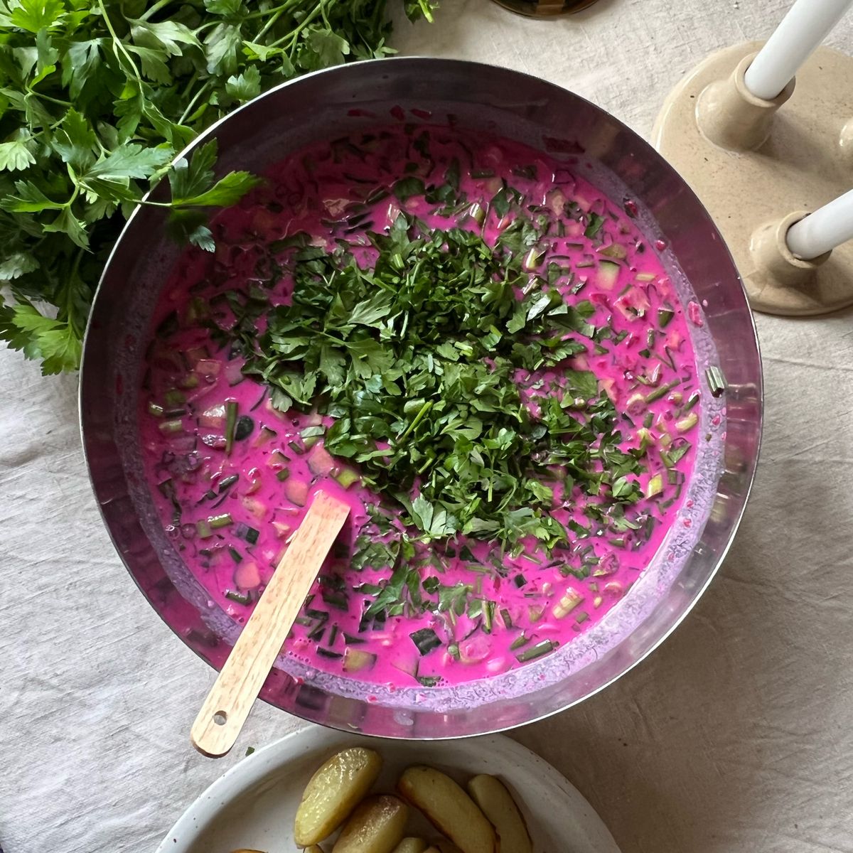Cold beetroot summer soup | Recipe | Kitchen Stories