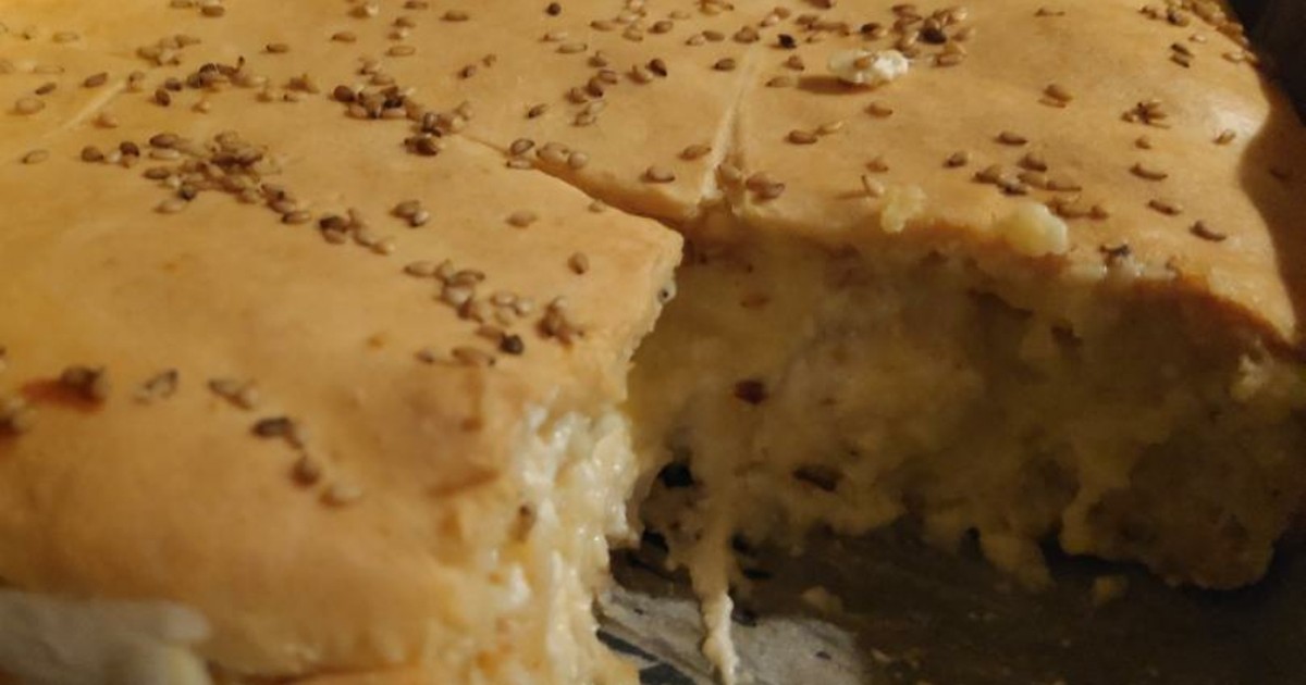 Feta Cheese Pie with Bechamel Sauce | Recipe | Kitchen Stories