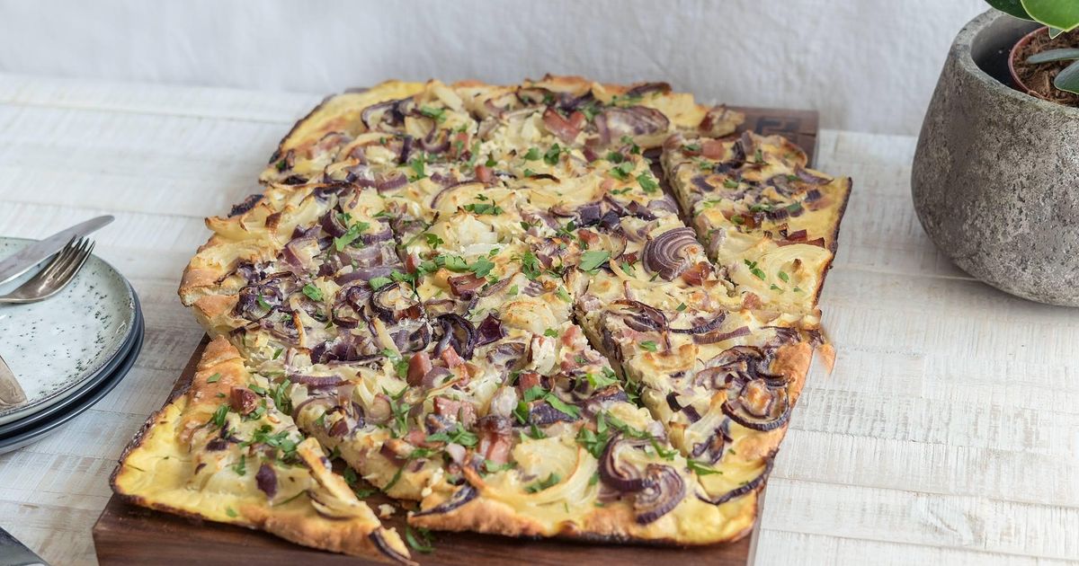 Onion tart | Recipe | Kitchen Stories