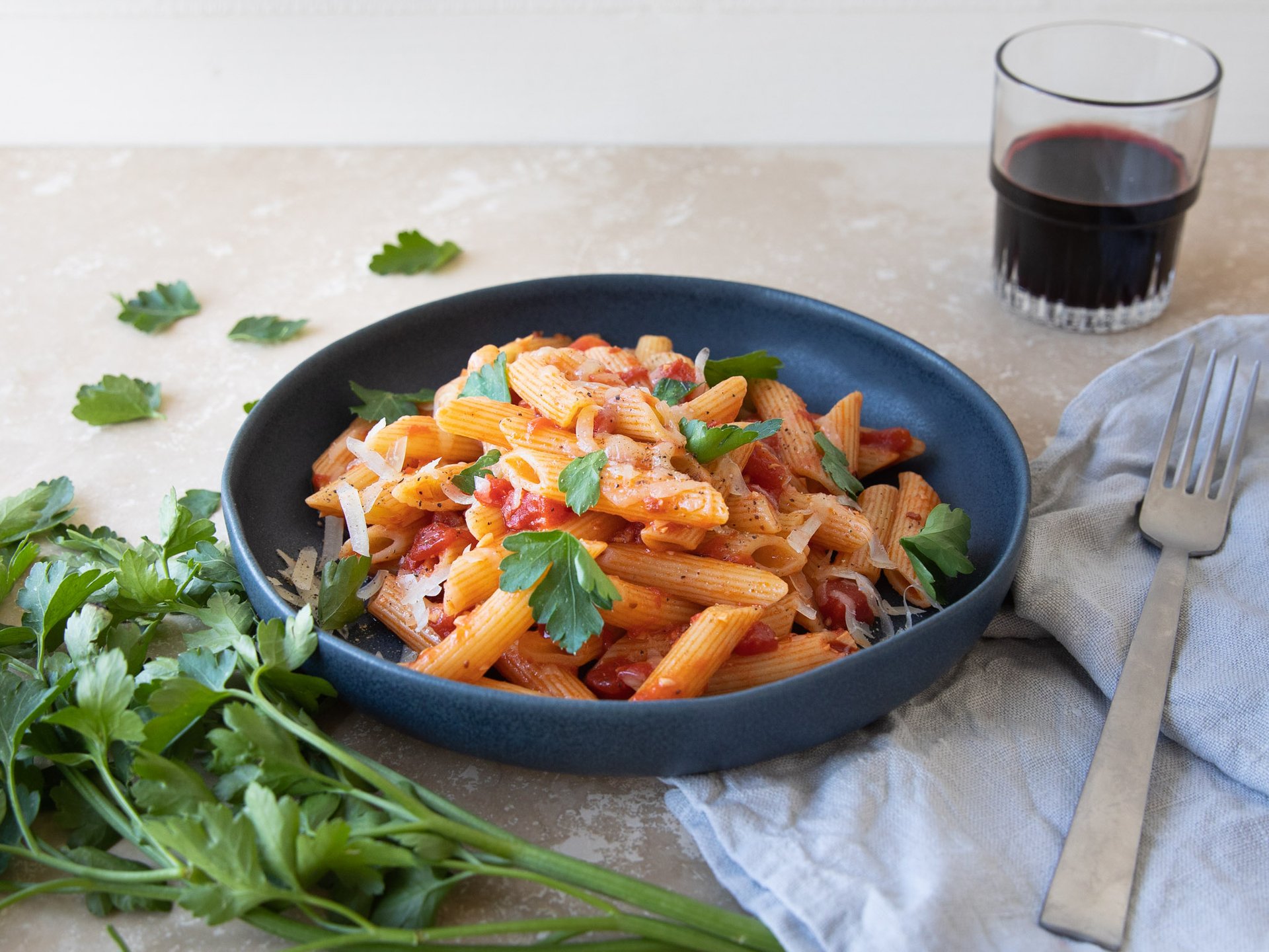 Penne all’Arrabbiata | Recipe | Kitchen Stories
