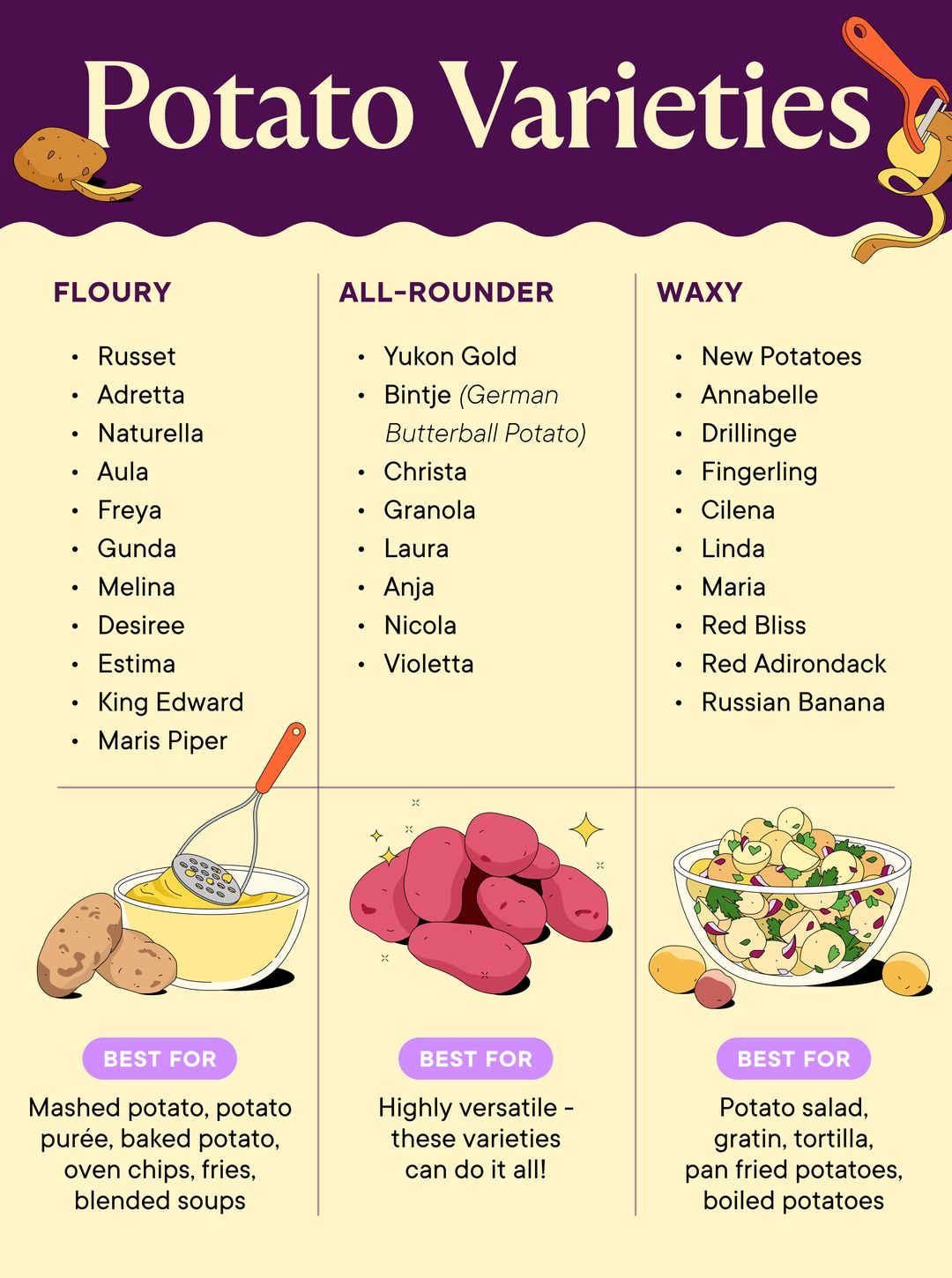 Know Your Potatoes: Choosing the Right Potato for Your Dish | Stories ...