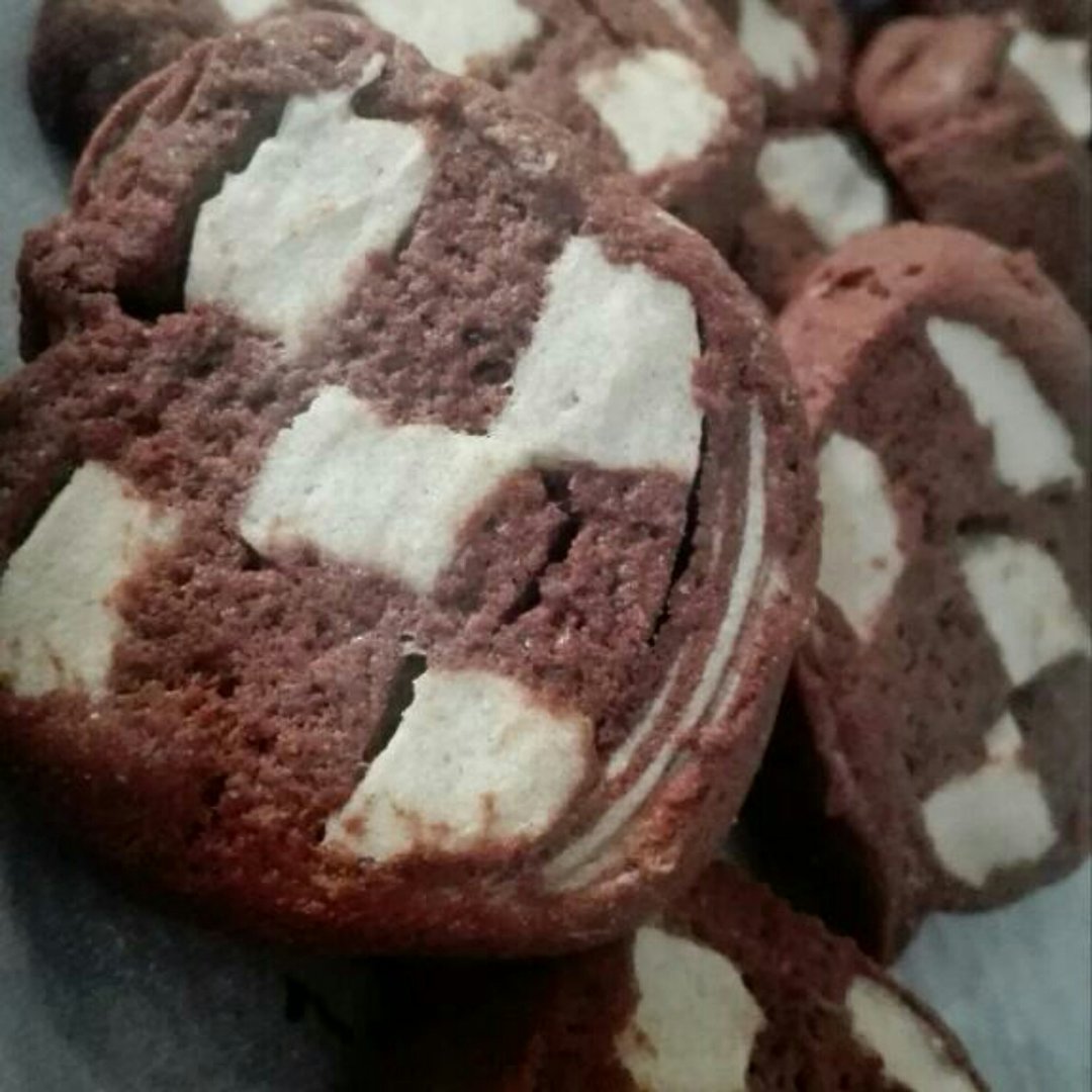 Checkerboard Biscuits | Recipe | Kitchen Stories