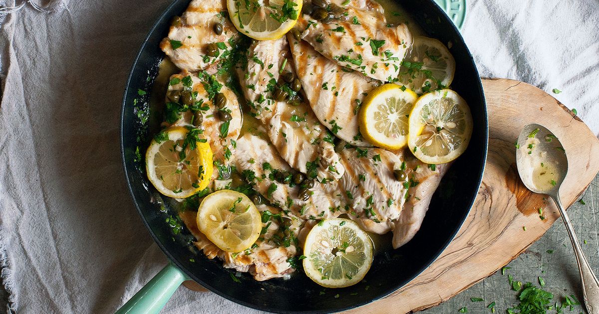 Grilled chicken piccata | Recipe | Kitchen Stories
