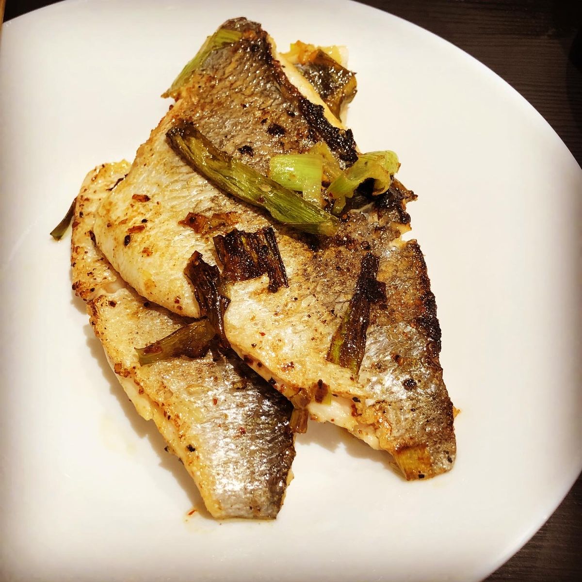 Pan fried crispy skinned sea bass filets | Recipe | Kitchen Stories