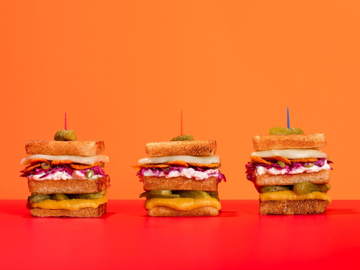 Crunchy Mini Grilled Cheese Doppeldecker | Rezept | Kitchen Stories