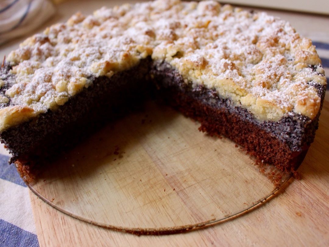 Streuselkuchen mit Mohn | Rezept | Kitchen Stories