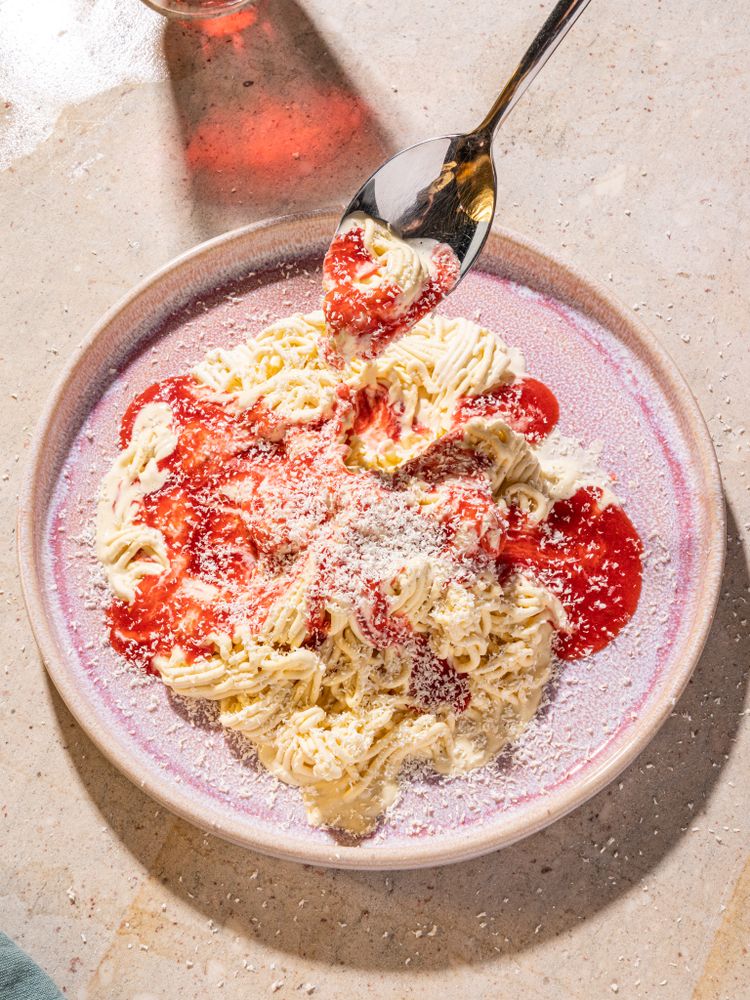 Kitschy Spaghetti Ice Cream Is Our Favorite Summer Activity | Stories ...