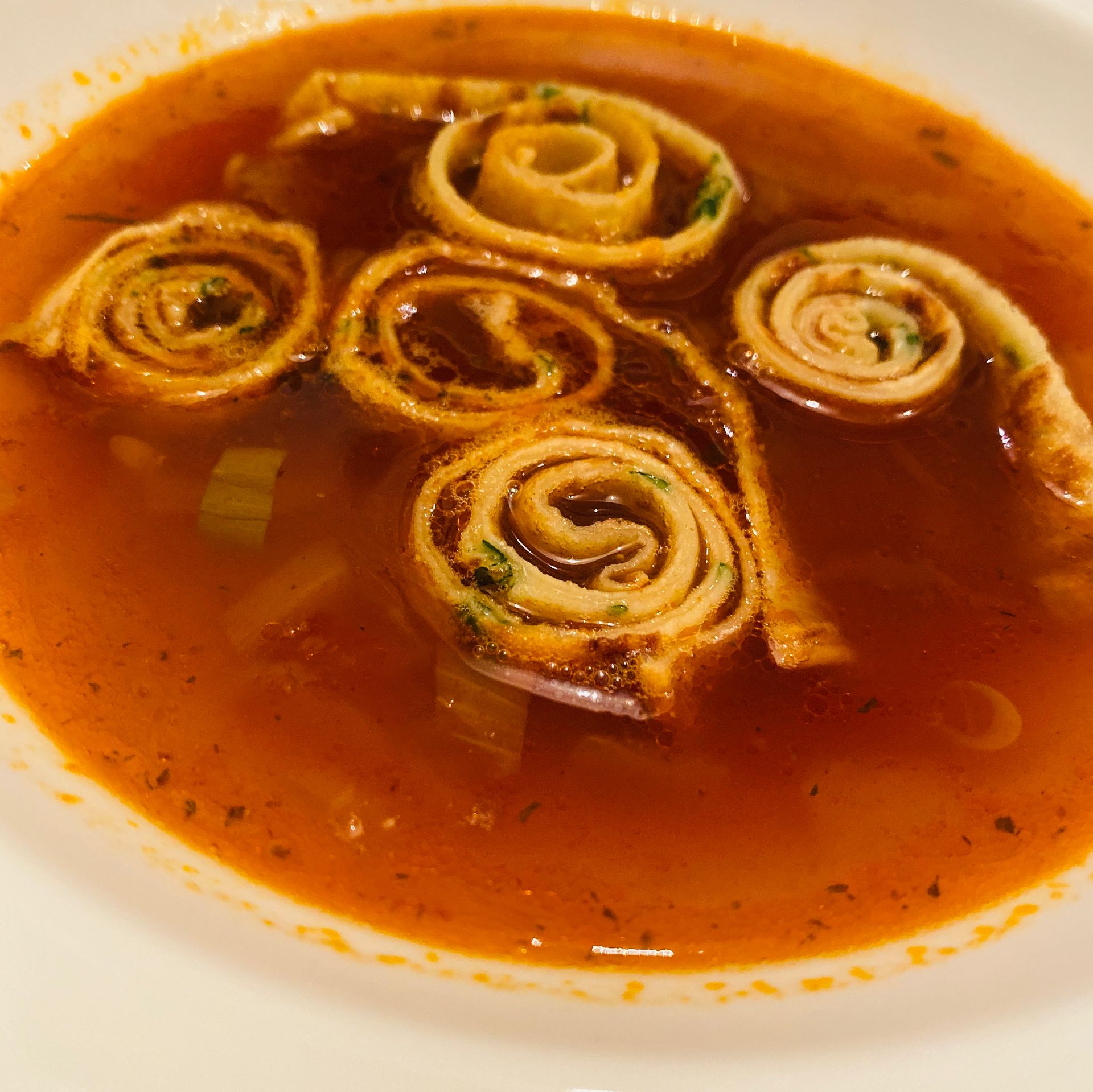 Frittatensuppe nach Omas Art | Rezept | Kitchen Stories