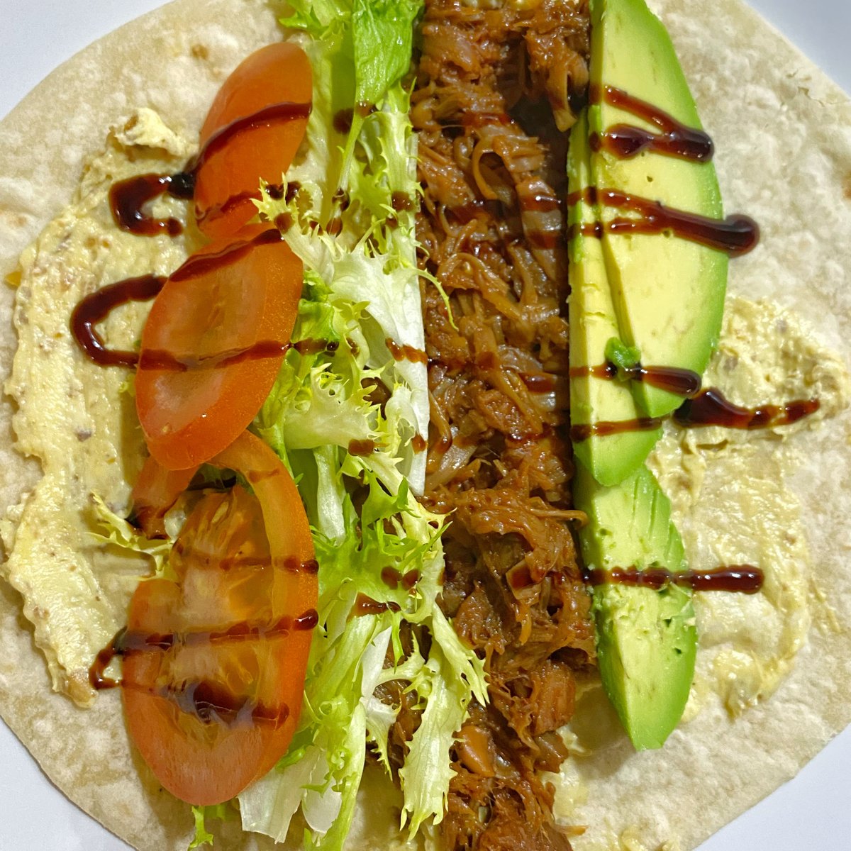 Wrap mit Jackfruit-BBQ | Rezept | Kitchen Stories