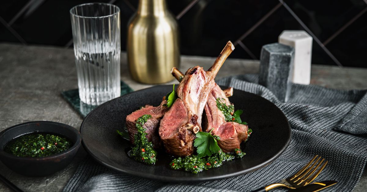 Roast lamb with mint sauce | Recipe | Kitchen Stories