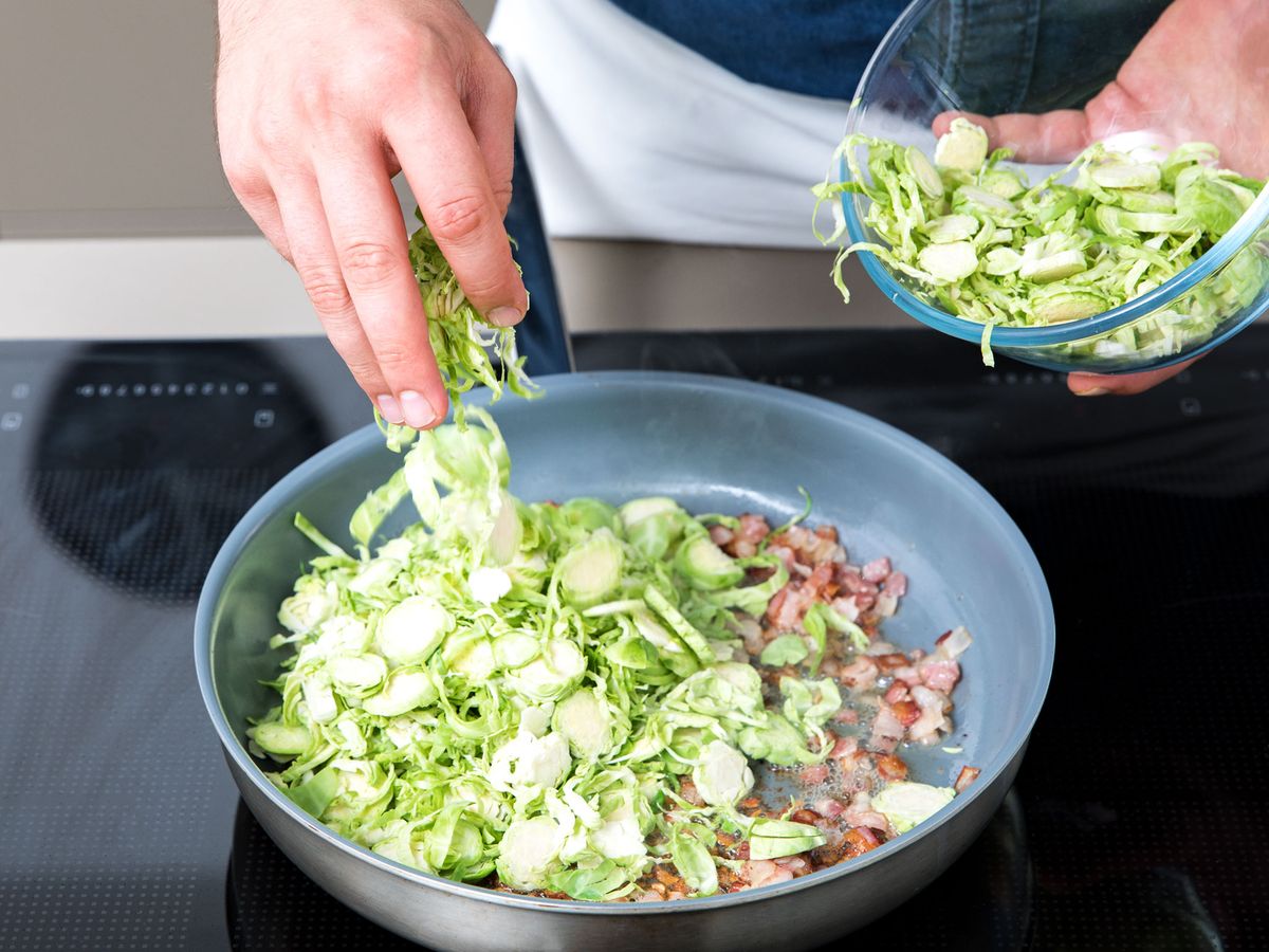 Roasted Veal Knuckle With Shaved Brussels Sprouts Recipe Kitchen Stories