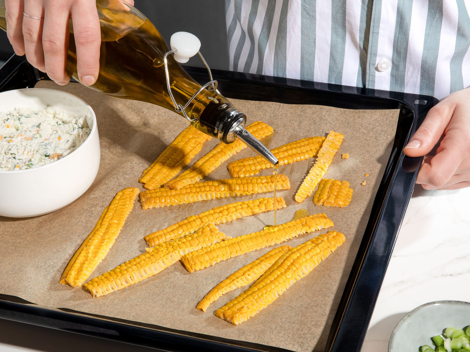 Baked Ricotta Feta Dip | Rezept | Kitchen Stories